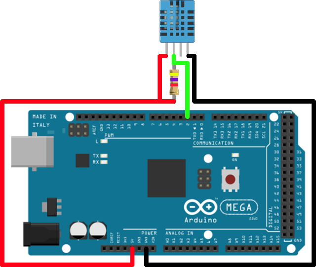 Ozeki How To Setup A Dht Sensor On Arduino Mega