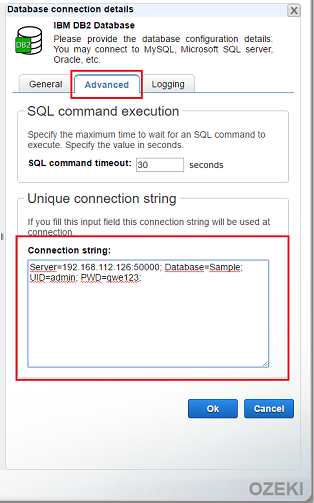 Ozeki How To Setup Db2 Database Connection