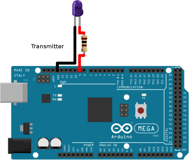 OZEKI - How to setup ir transceiver on arduino mega